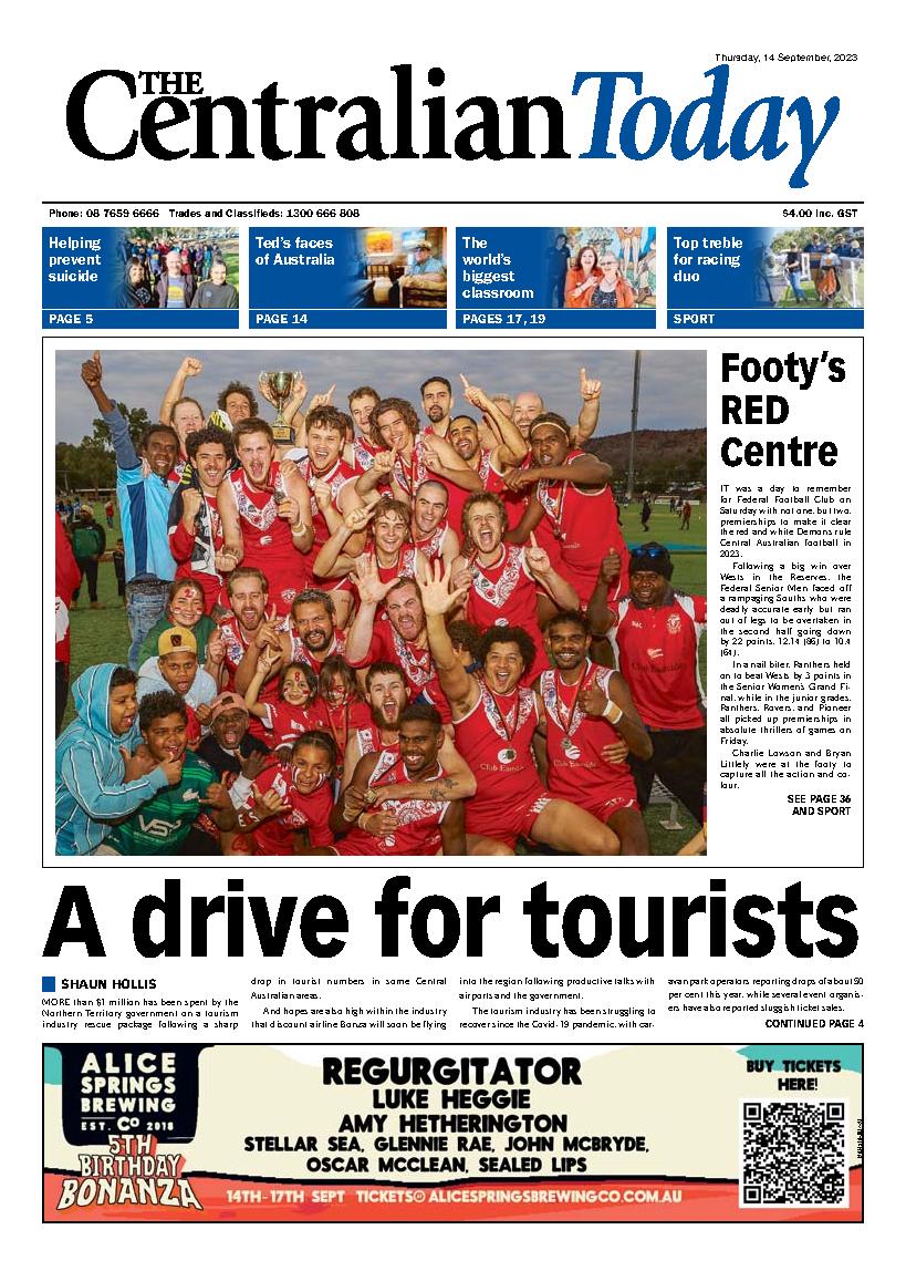The Centralian Today - 14th September 2023 | The Centralian Today