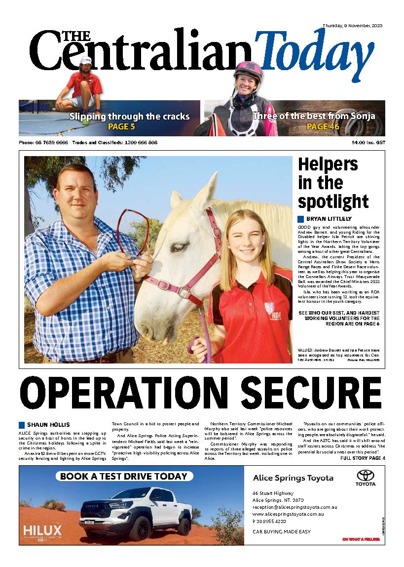 The Centralian Today - 9th November 2023 | The Centralian Today