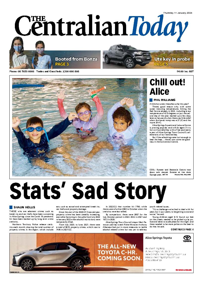 The Centralian Today - 11th January 2024 | The Centralian Today
