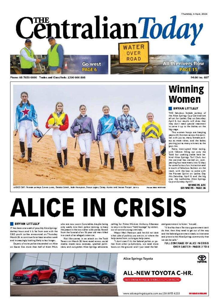 The Centralian Today - 4th April 2024 | The Centralian Today