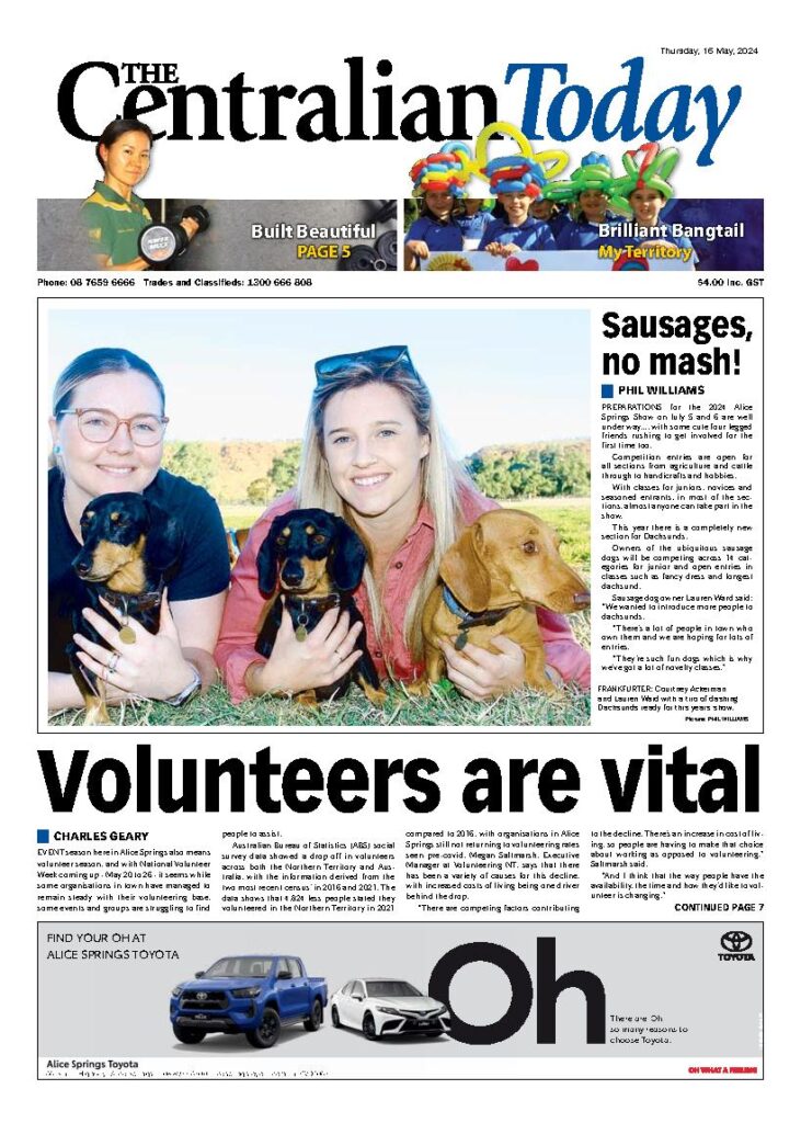 The Centralian Today - 16th May 2024 | The Centralian Today