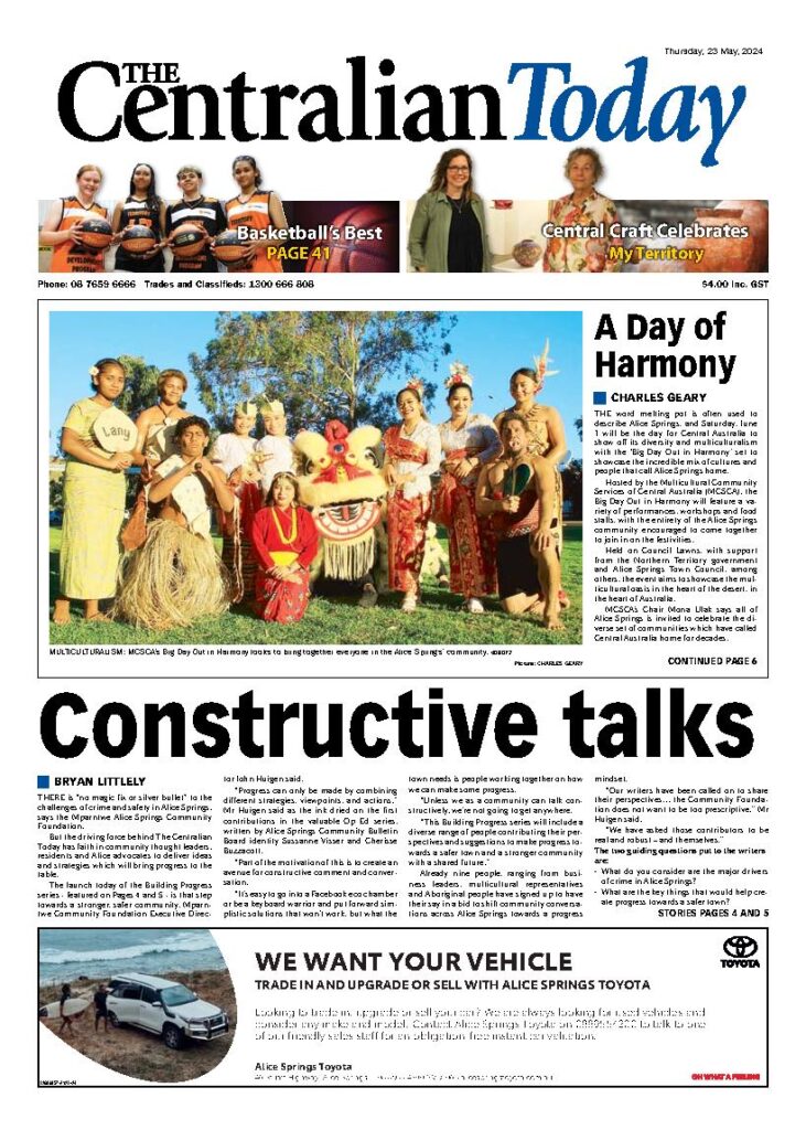 The Centralian Today - 23rd May 2024 | The Centralian Today