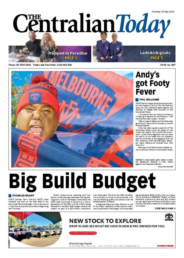 The Centralian Today - 30th May 2024 | The Centralian Today