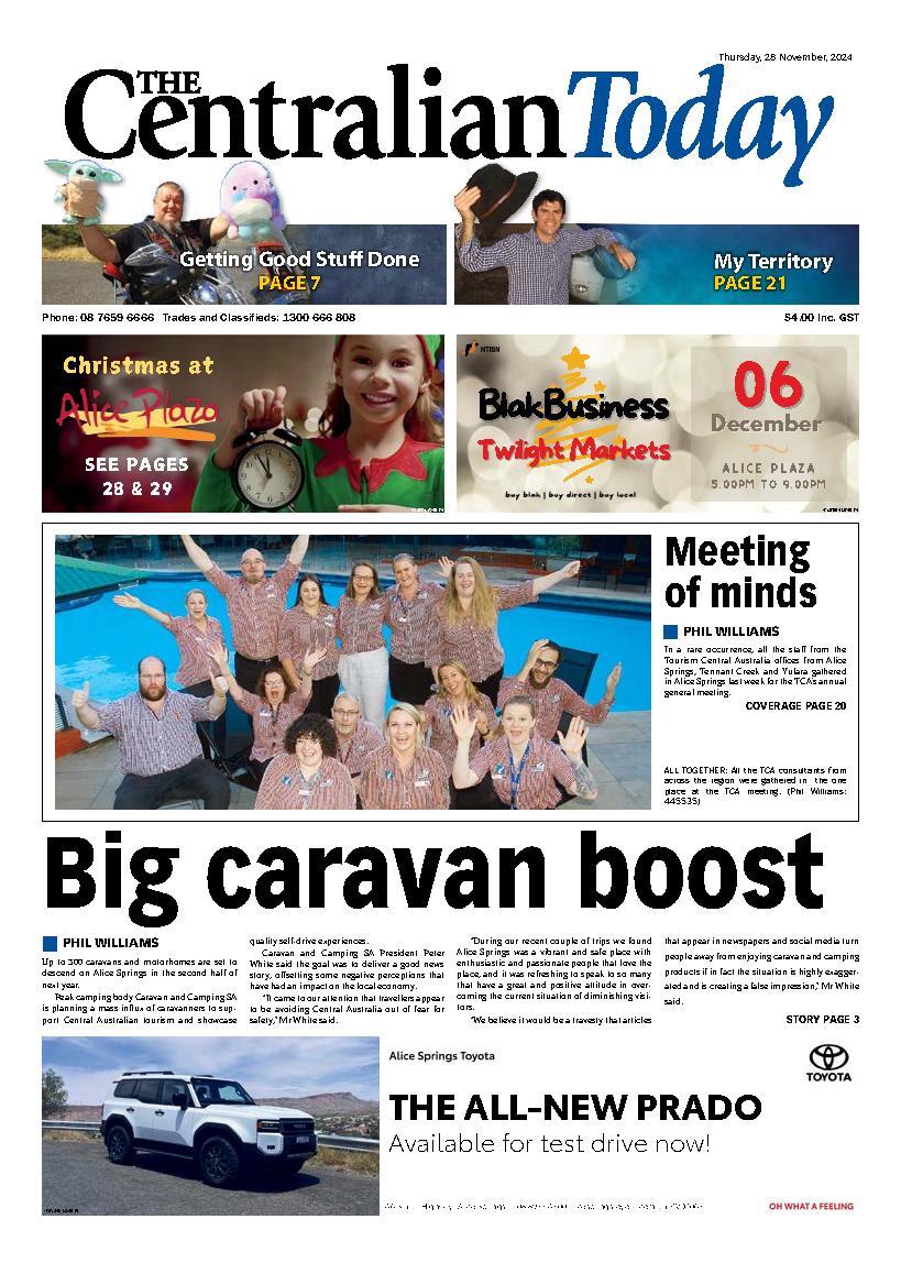 The Centralian Today - 28th November 2024 | The Centralian Today